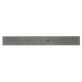 Precision 6 In./150mm Rigid Steel Ruler with 4R Graduations