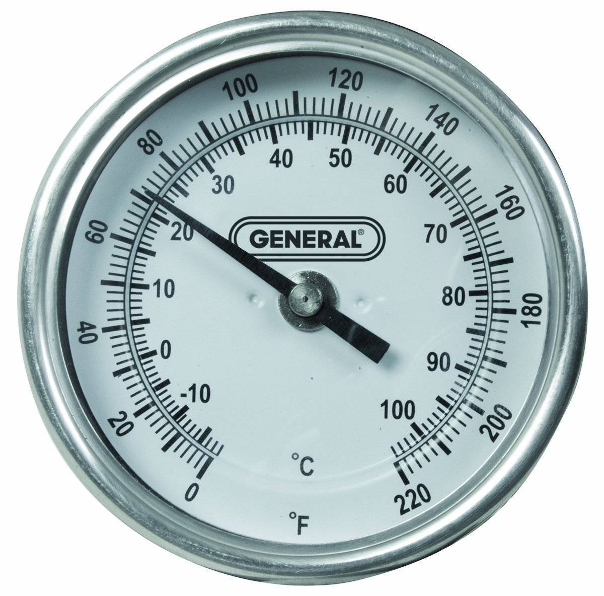 T300-36 Analog Soil Thermometer, Long Stem 36 Inch Probe, 0 to 220 ...